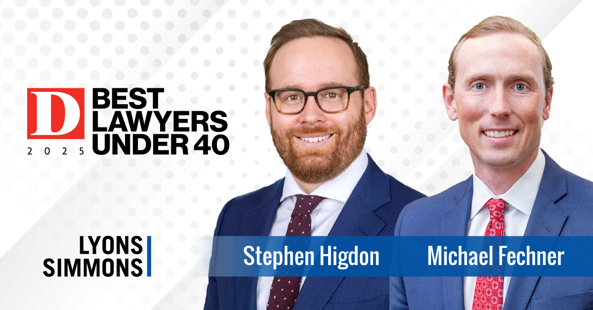Lyons & Simmons Attorneys Earn Best Lawyers Under 40 Honors